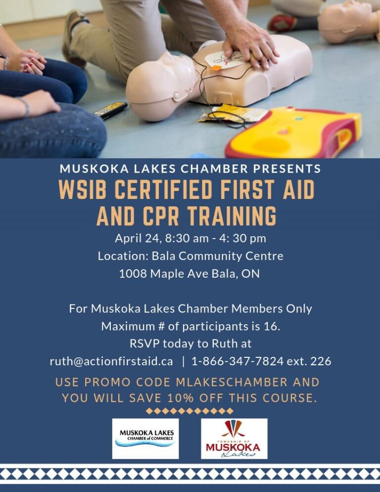 WSIB Certified First Aid and CPR Training • Muskoka Lakes Chamber of ...